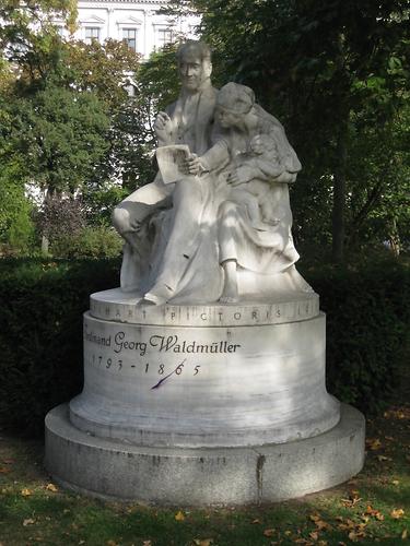 Ferdinand Georg Waldmüller Denkmal von Josef Engelhart | 1. Bezirk ...