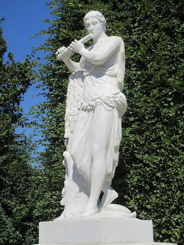 'Merkur' Statue von I. Platzer (19) | 13. Bezirk | Bilder im Austria-Forum