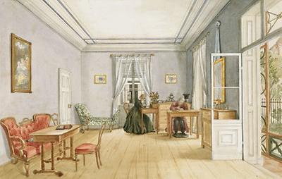 Zimmer des Biedermeier | Biedermeier | Historische Bilder (IMAGNO ...