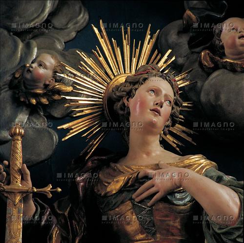 Hochaltar in der Pfarrkirche Lochen | Lochen | Historische Bilder ...