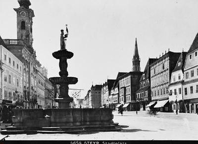 Stadtplatz in Steyr | Steyr | Historische Bilder (IMAGNO) | Bilder im ...