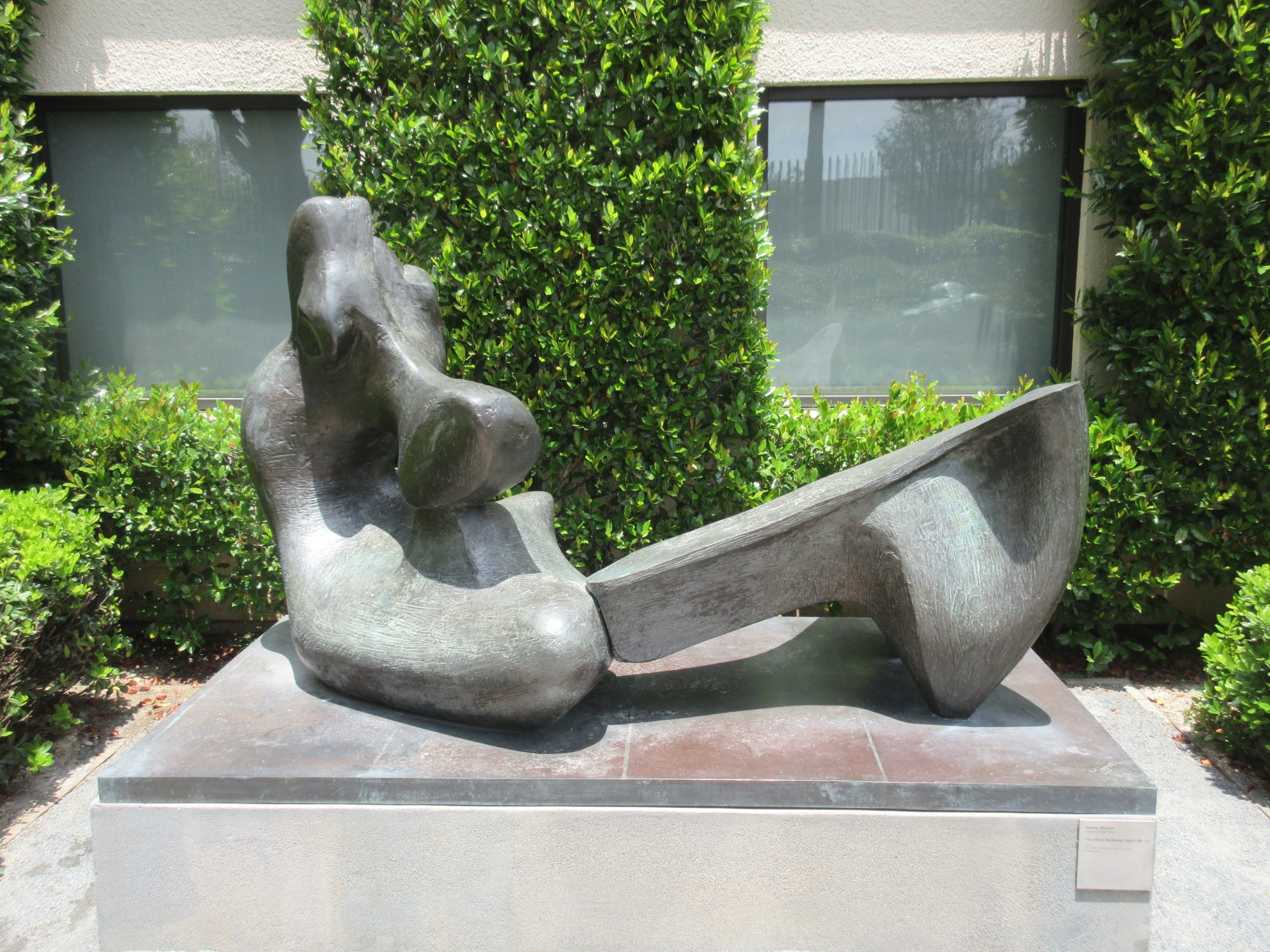 LACMA - Sculpture Garden - 'Two Piece Reclining Figure' | California ...