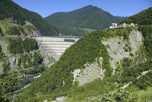 Enguri River - Dam | Svaneti | Pictures | Geography im Austria-Forum