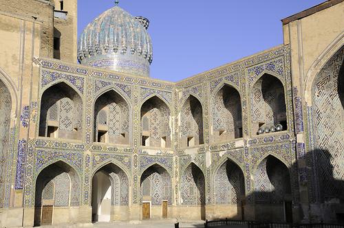 Registan - Sher-Dor Madrasah (2) | Samarkand | Geography im Austria-Forum