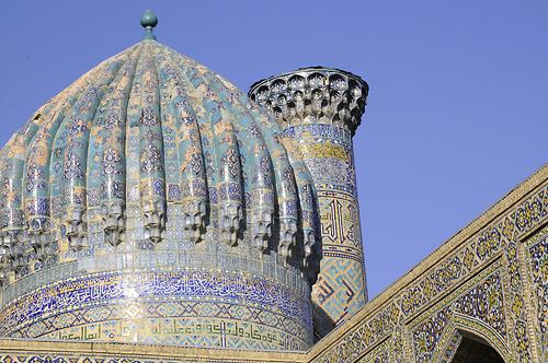 Registan - Sher-Dor Madrasah (3) | Samarkand | Geography im Austria-Forum
