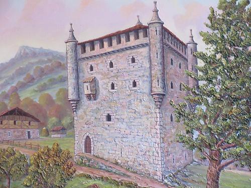 Azpeitia Loiola - Sanctuary of Loyola - Painting of the Family House of ...