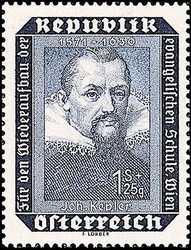 Johannes Kepler | 1953 | Briefmarken | Kunst und Kultur im Austria-Forum