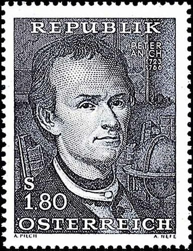 Peter Anich | 1966 | Briefmarken | Kunst und Kultur im Austria-Forum