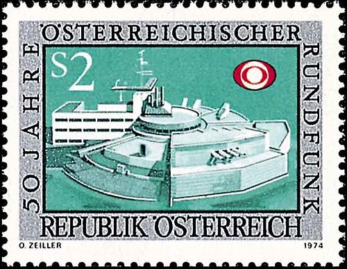 Rundfunk | 1974 | Briefmarken | Kunst und Kultur im Austria-Forum