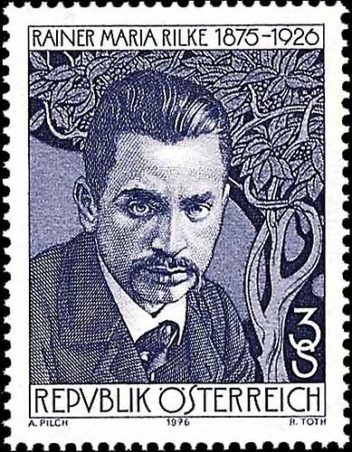 Rainer Maria Rilke | 1976 | Briefmarken | Kunst und Kultur im Austria-Forum