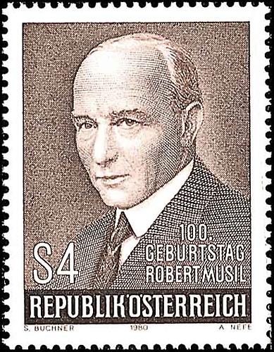 Robert Musil | 1980 | Briefmarken | Kunst und Kultur im Austria-Forum
