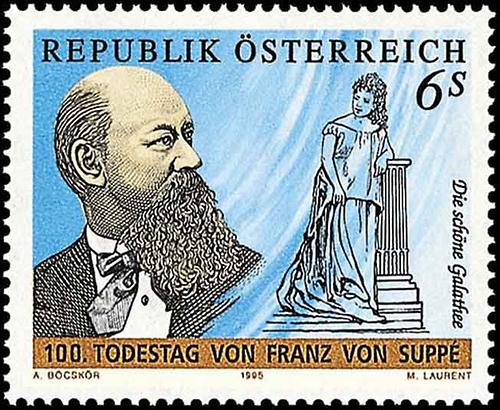 Franz von Suppe | 1995 | Briefmarken | Kunst und Kultur im Austria-Forum