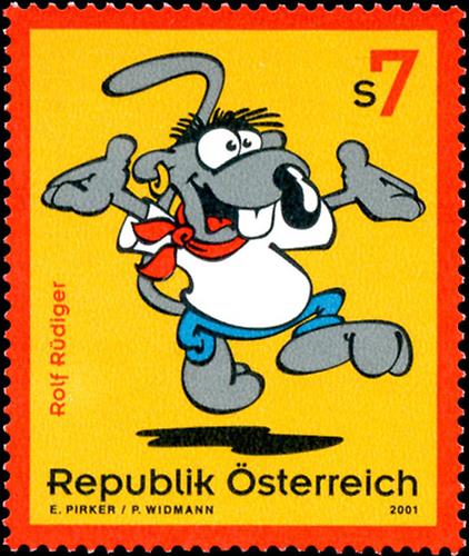 Rolf Rüdiger | 2001 | Briefmarken | Kunst und Kultur im Austria-Forum