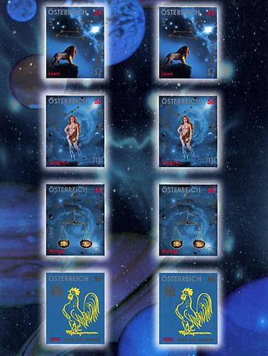 Astroset 2 | 2005 | Briefmarken | Kunst und Kultur im Austria-Forum