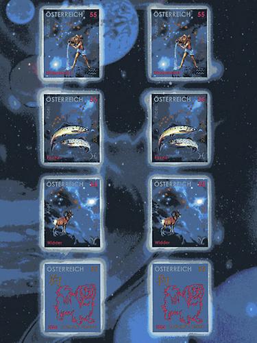 Astroset 4 | 2006 | Briefmarken | Kunst und Kultur im Austria-Forum