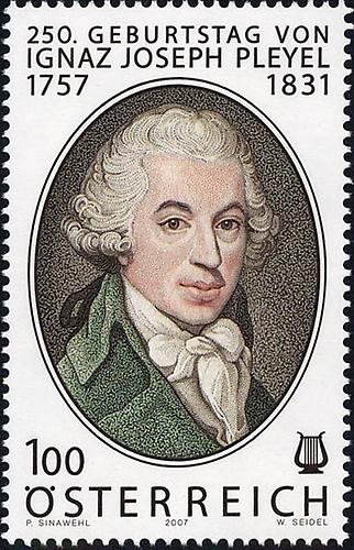Ignaz Joseph Pleyel | 2007 | Briefmarken | Kunst und Kultur im Austria ...