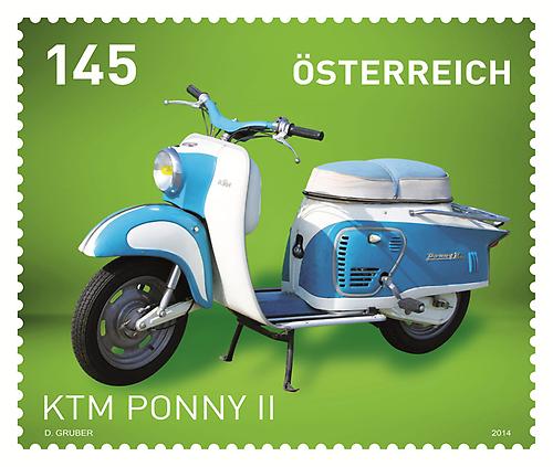 KTM Ponny | 2014 | Briefmarken | Kunst und Kultur im Austria-Forum