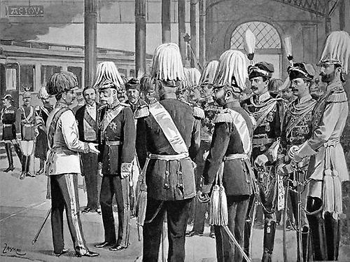 Empfang Kaiser Wilhelm II. | Historische Bilder | Bilder im Austria-Forum
