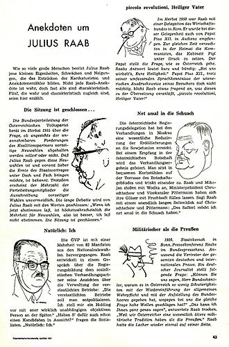 Raab, Julius | Zitate | Wissenssammlungen im Austria-Forum