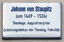 Johann von Staupitz | AustriaWiki im Austria-Forum